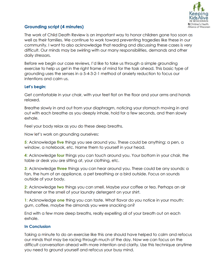 Downloads Archive - Children's Health Alliance of Wisconsin